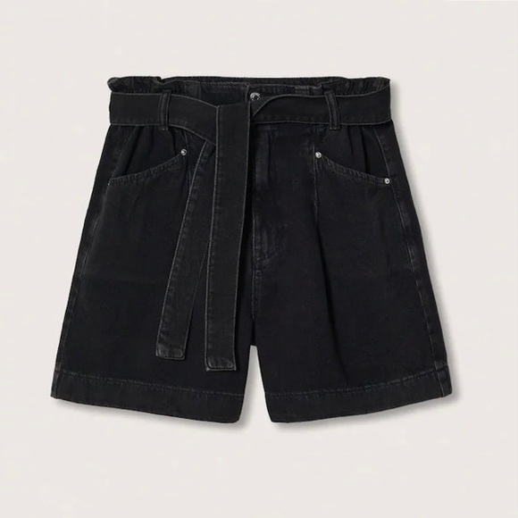 Mango | Shorts | Mango Paperbag Denim Shorts | Poshmark